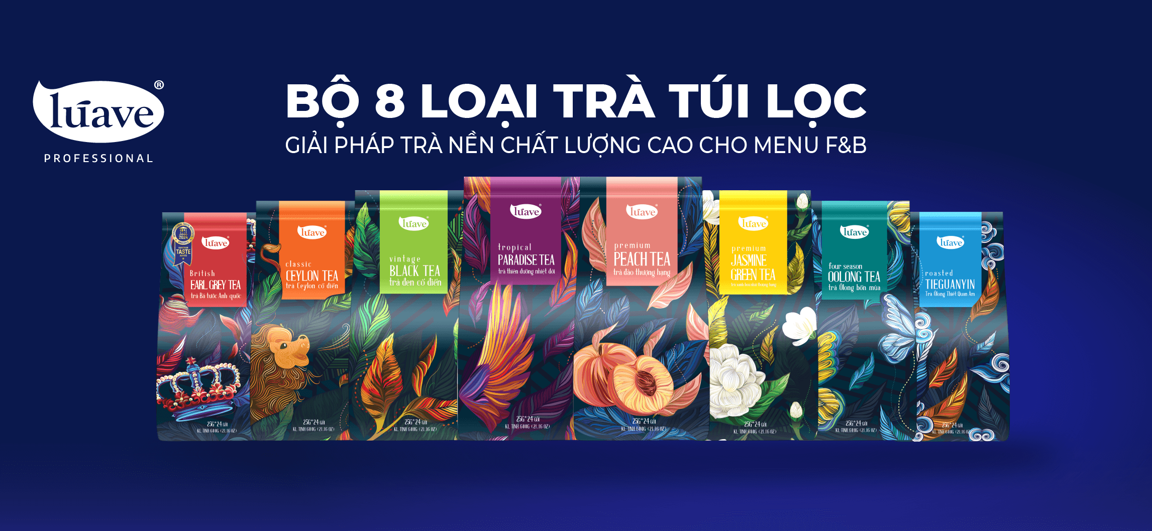 Set of 8 Types of Tea Bags – High-Quality Base Tea Solution for F ...